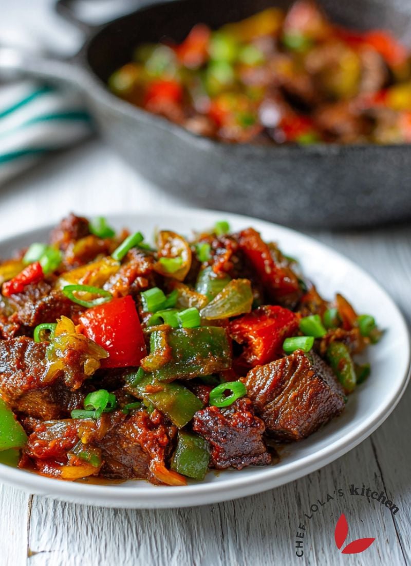 Asun (smoked Goat meat) - How to make asun recipe