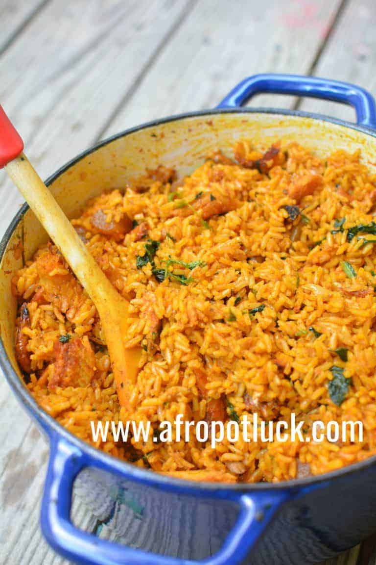 NATIVE JOLLOF RICE – IWUK EDESI/PALM OIL RICE (VIDEO)
