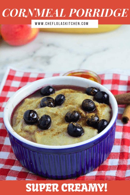 Jamaican Corn meal Porridge | Porridge Recipe | Chef Lola's Kitchen