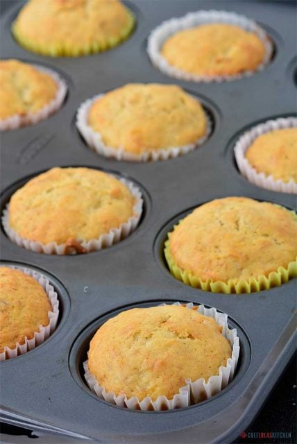 Easy Moist Banana Muffins Recipe - Chef Lola's Kitchen