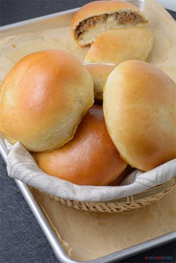 Meat Buns - Meat Stuffed Bun - Chef Lola's Kitchen