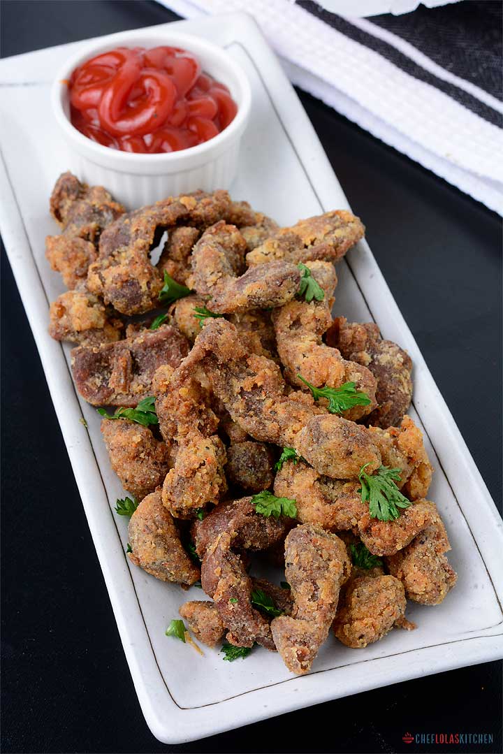 Tender Fried Chicken Gizzards recipe - Chef Lola's Kitchen