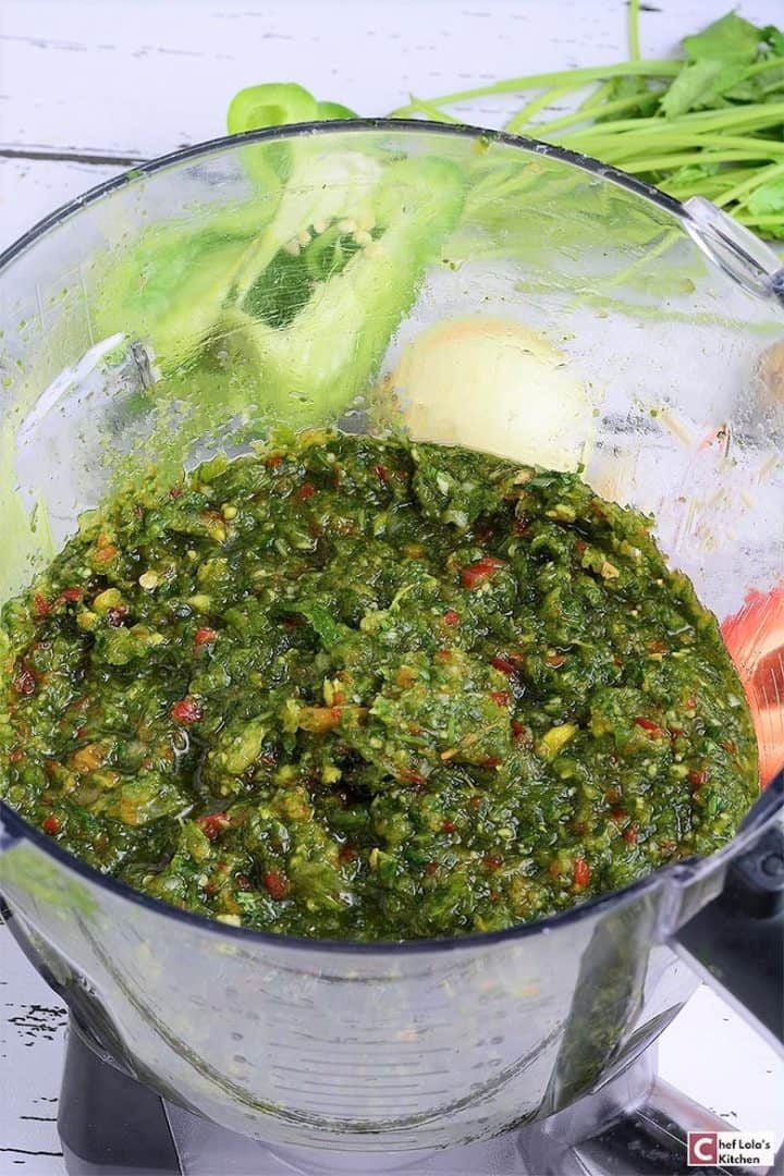 Caribbean Green seasoning - Chef Lola's Kitchen