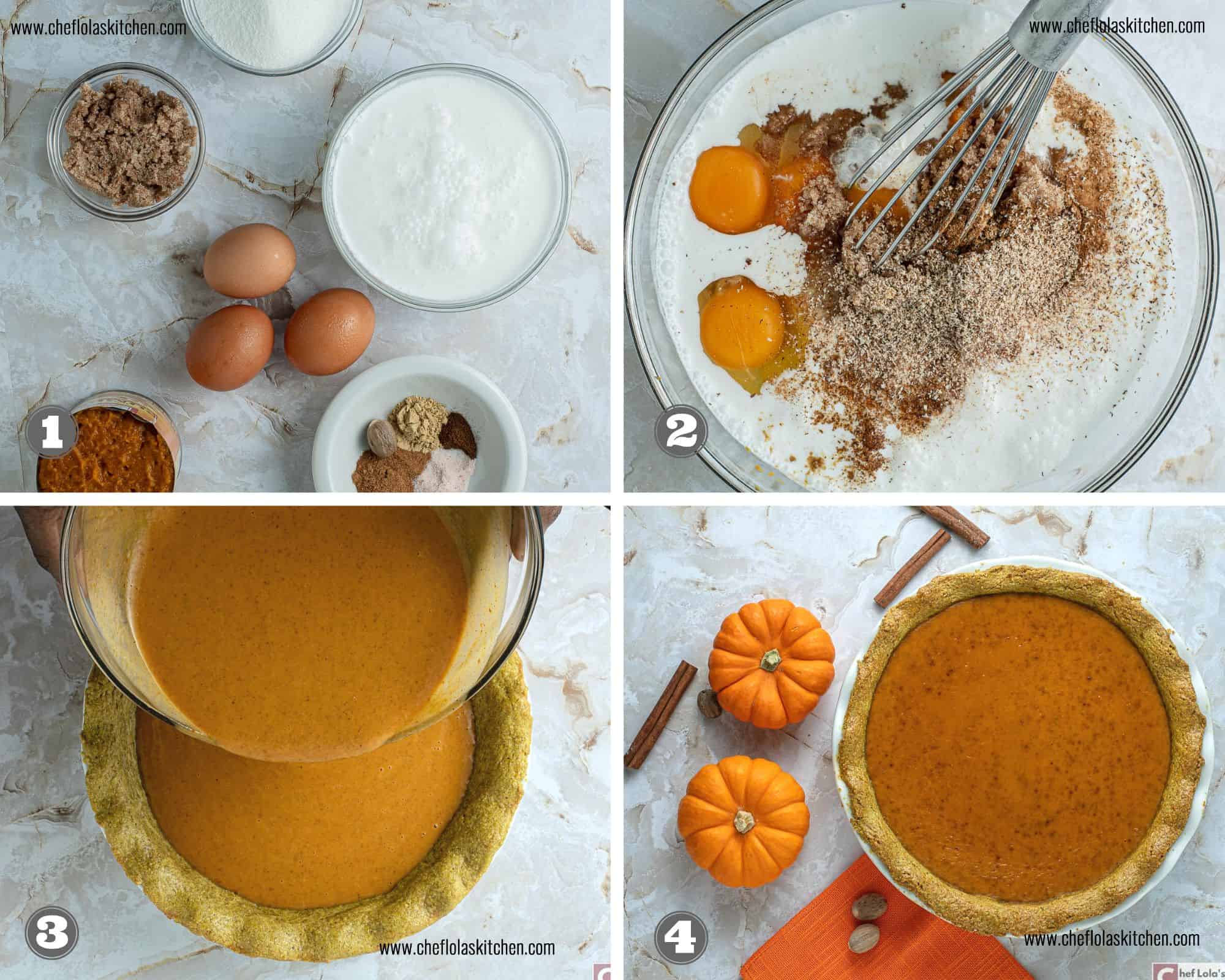 Indulgent Homemade Pumpkin Pie - Chef Lola's Kitchen