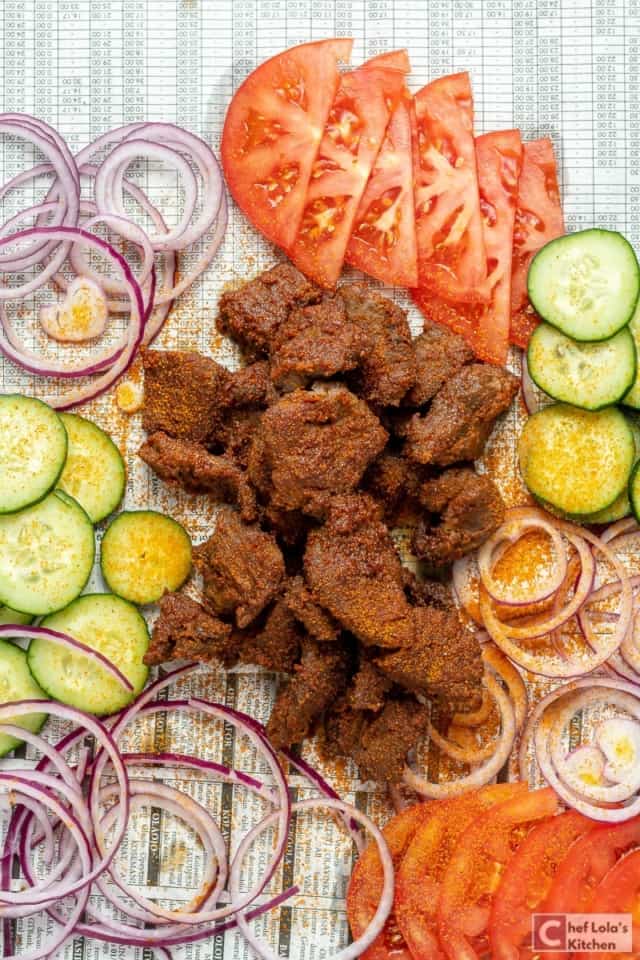 Nigerian Beef Suya - Chef Lola's Kitchen