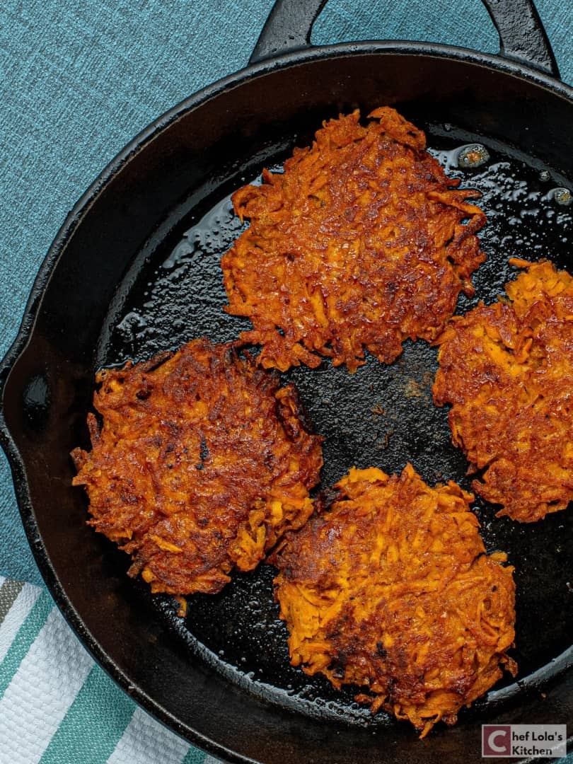 Sweet Potato Hash Browns {Just Plain Delicious} - Chef Lola's Kitchen