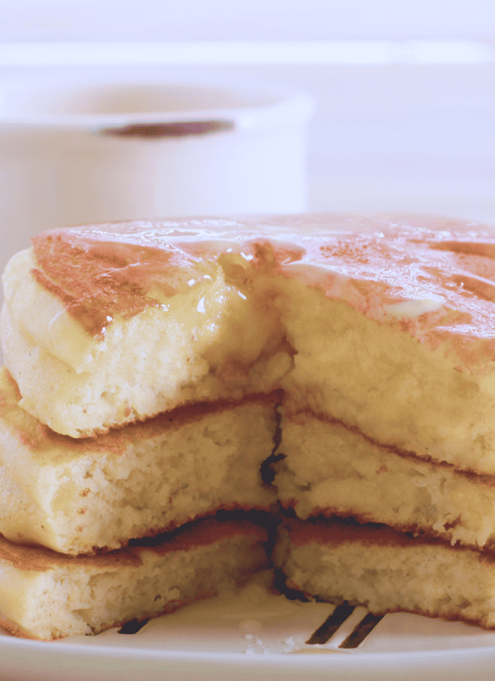Fluffy Old Fashioned Pancakes Recipe - Chef Lola's Kitchen