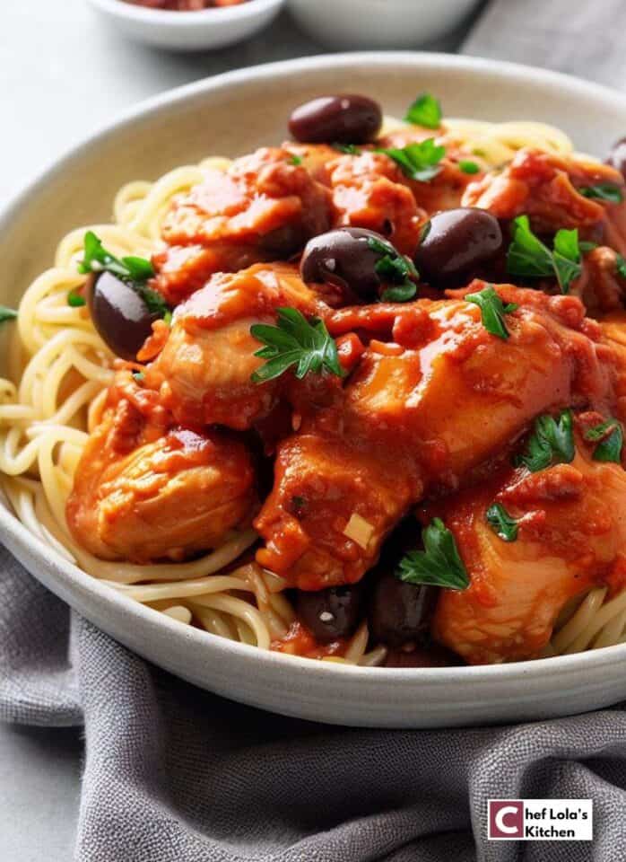 Easy And Delicious Chicken Cacciatore Recipe - Chef Lola's Kitchen