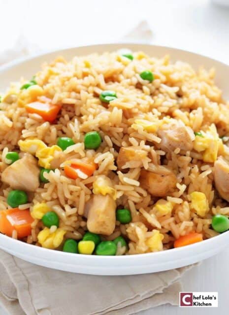 Chicken Fried Rice With Mixed Vegetables | Chef Lola's Kitchen