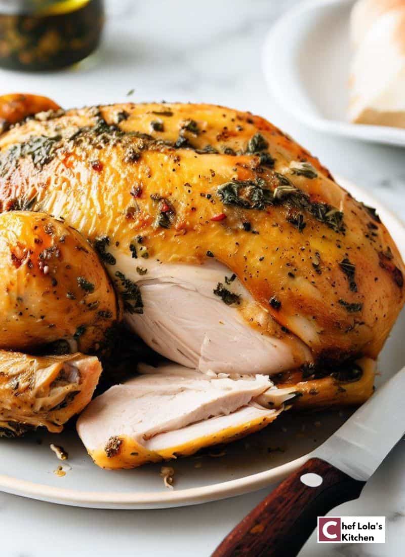 Garlic Herb Butter Chicken - Chef Lola's Kitchen