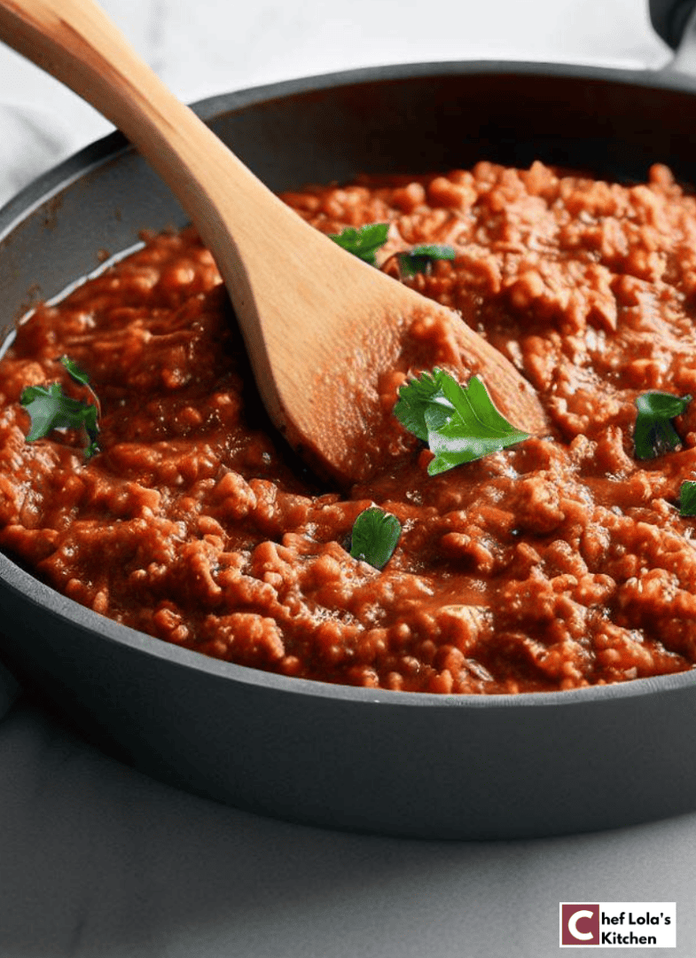 Delicious Homemade Bolognese Sauce Recipe - Chef Lola's Kitchen