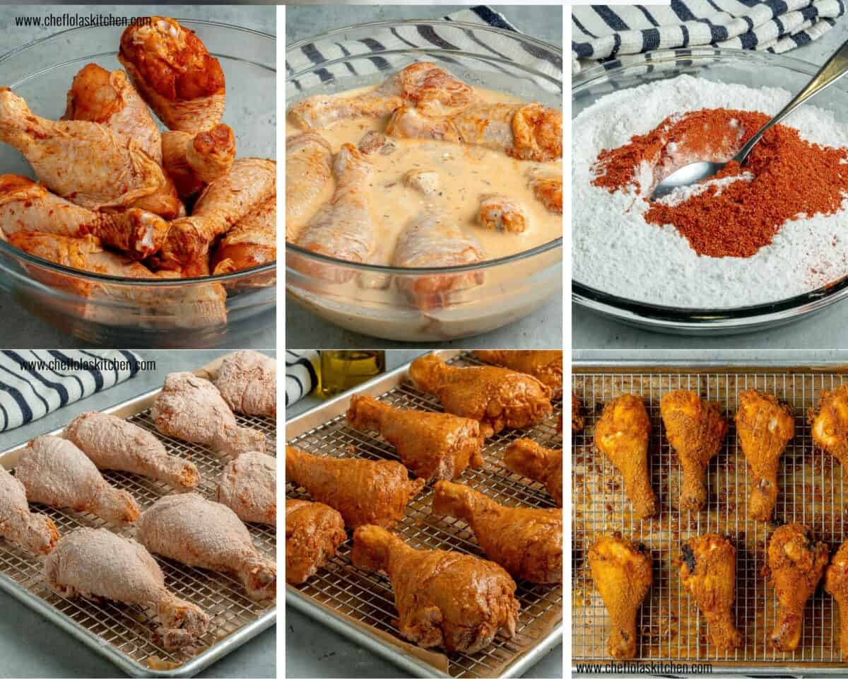 Crispy Oven Fried Chicken Recipe - Chef Lola's Kitchen