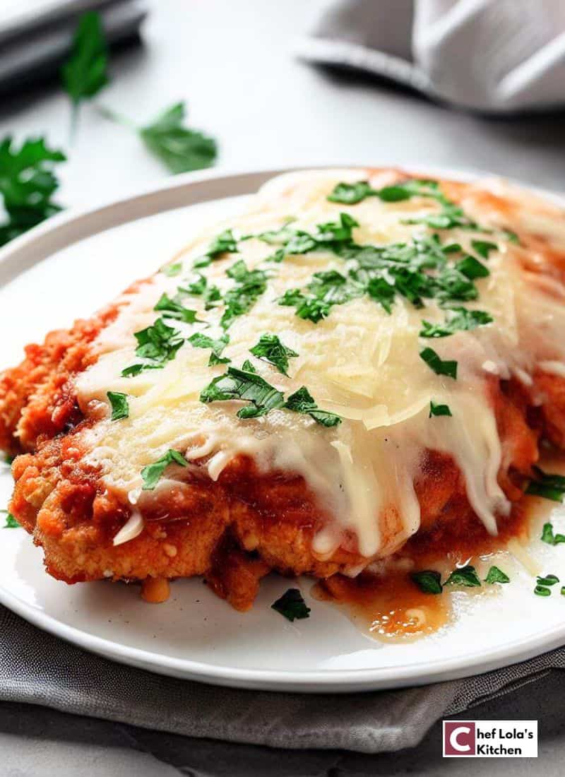 Crispy Chicken Parmesan Recipe - Chef Lola's Kitchen