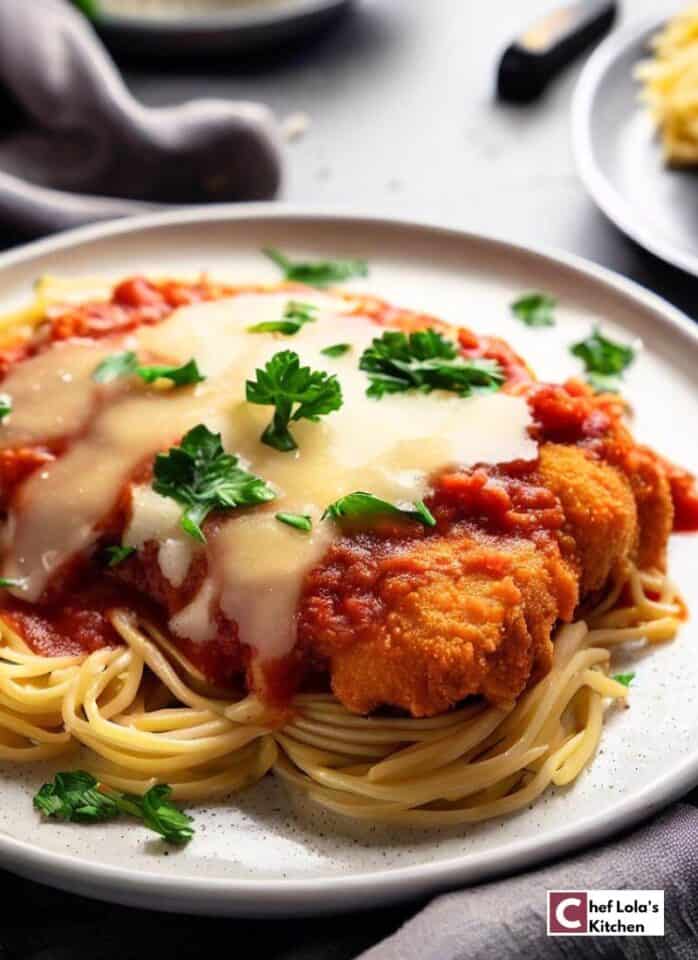 Crispy Chicken Parmesan Recipe - Chef Lola's Kitchen