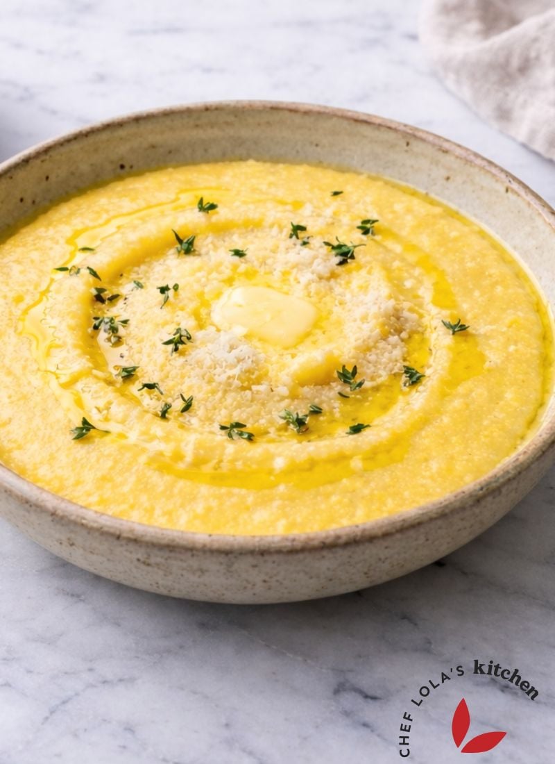 Simple and Creamy Polenta Recipe - Chef Lola's Kitchen