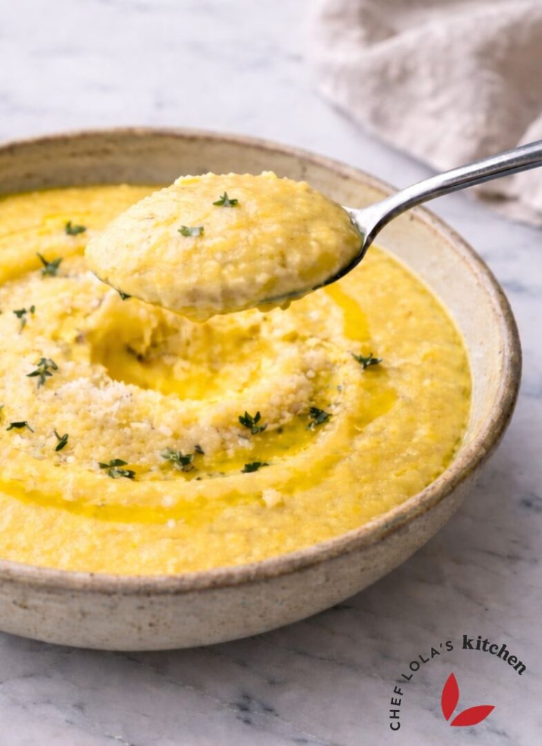 Simple and Creamy Polenta Recipe - Chef Lola's Kitchen