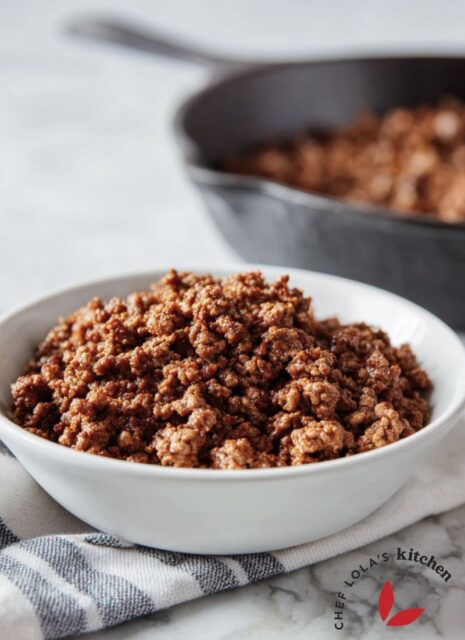 How to Brown Ground Beef Perfectly - Chef Lola's Kitchen
