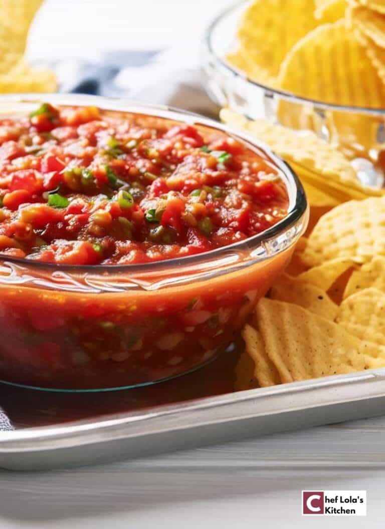 Fresh Homemade Restaurant Style Salsa Recipe - Chef Lola's Kitchen
