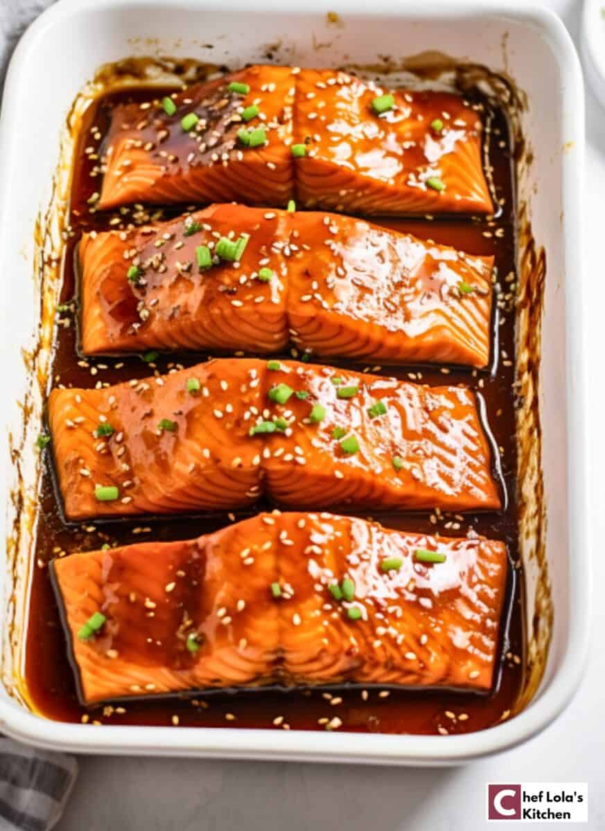 Easiest And Tastiest Honey Glazed Salmon - Chef Lola's Kitchen