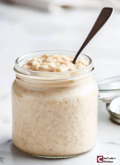 Super Easy Overnight Oatmeal Porridge - Chef Lola's Kitchen
