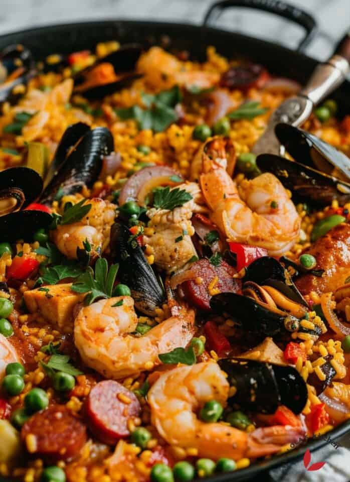 Easy Homemade Spanish Paella Recipe - Chef Lola's Kitchen