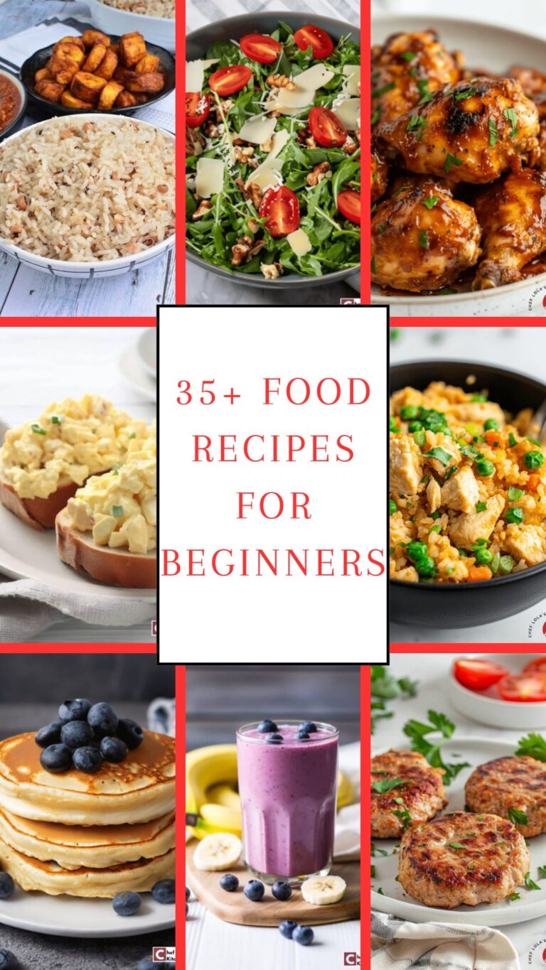 Food Recipes For Beginners - Chef Lola's Kitchen