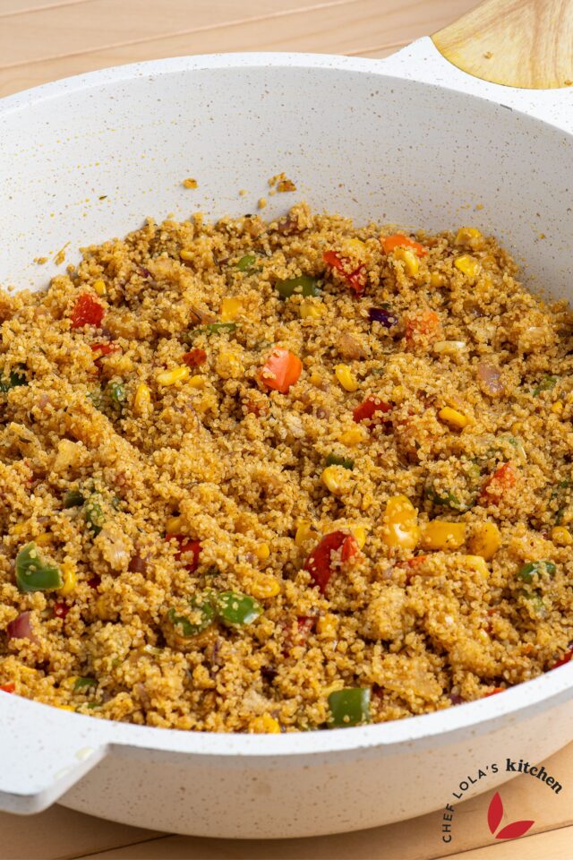 Fonio Stir Fry - Chef Lola's Kitchen