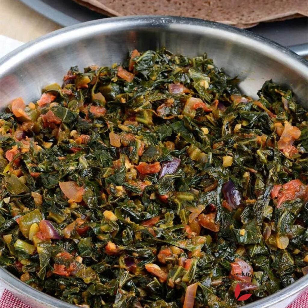 Gomen Wat - Ethiopian Collard Greens - Chef Lola's Kitchen