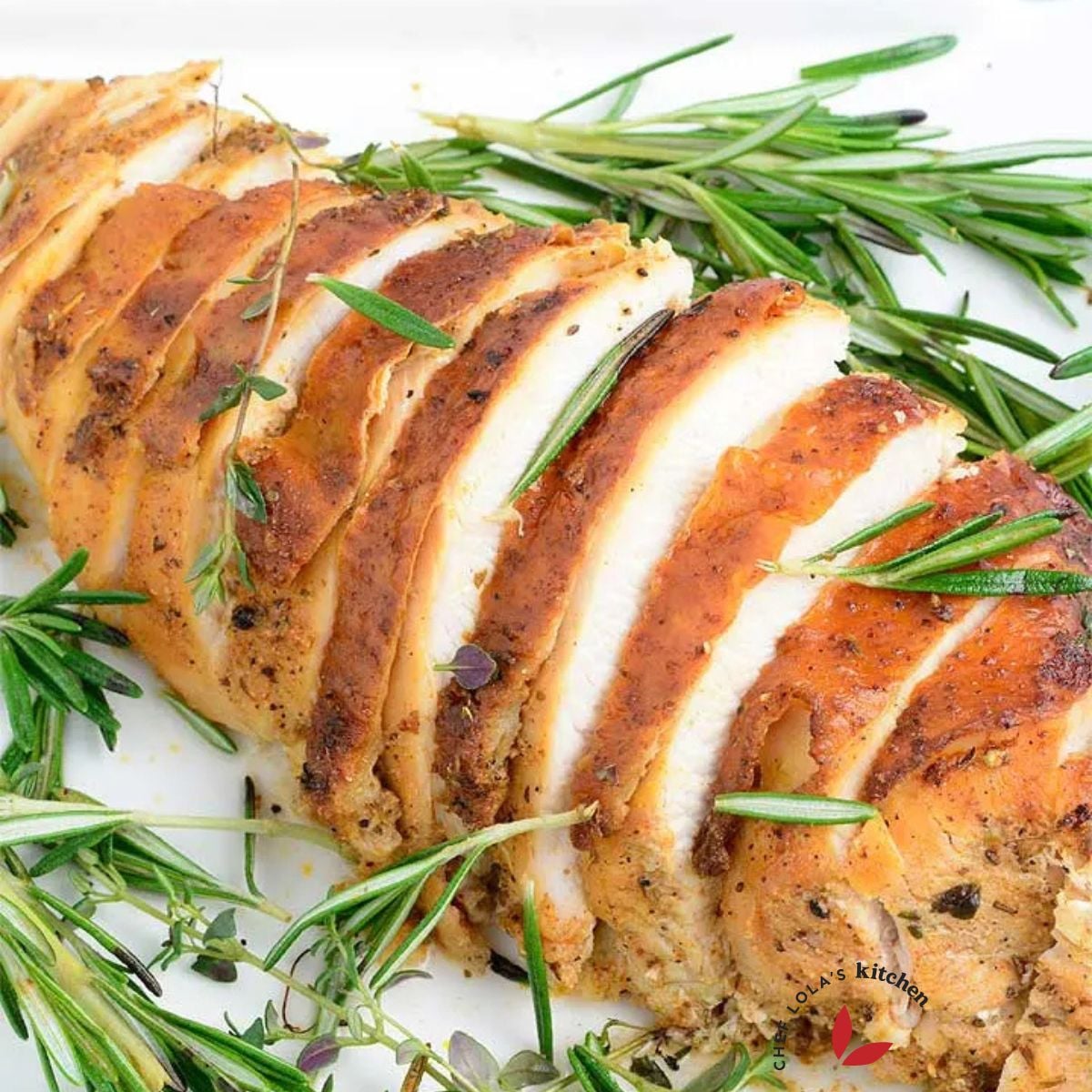 Perfect Juicy Oven-Roasted Turkey Breast - Chef Lola's Kitchen