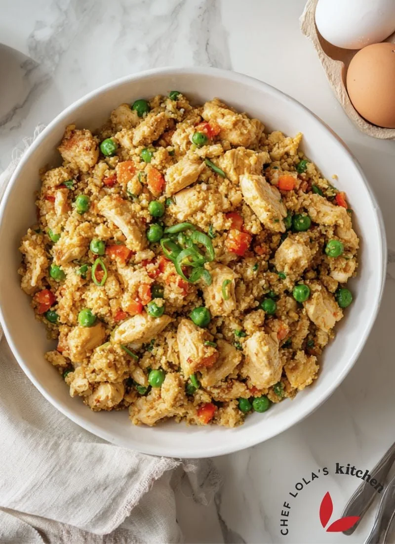 Cauliflower Fried Rice: Quick Low-Carb Dinner - Chef Lola's Kitchen